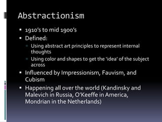 Abstractionism | PPT