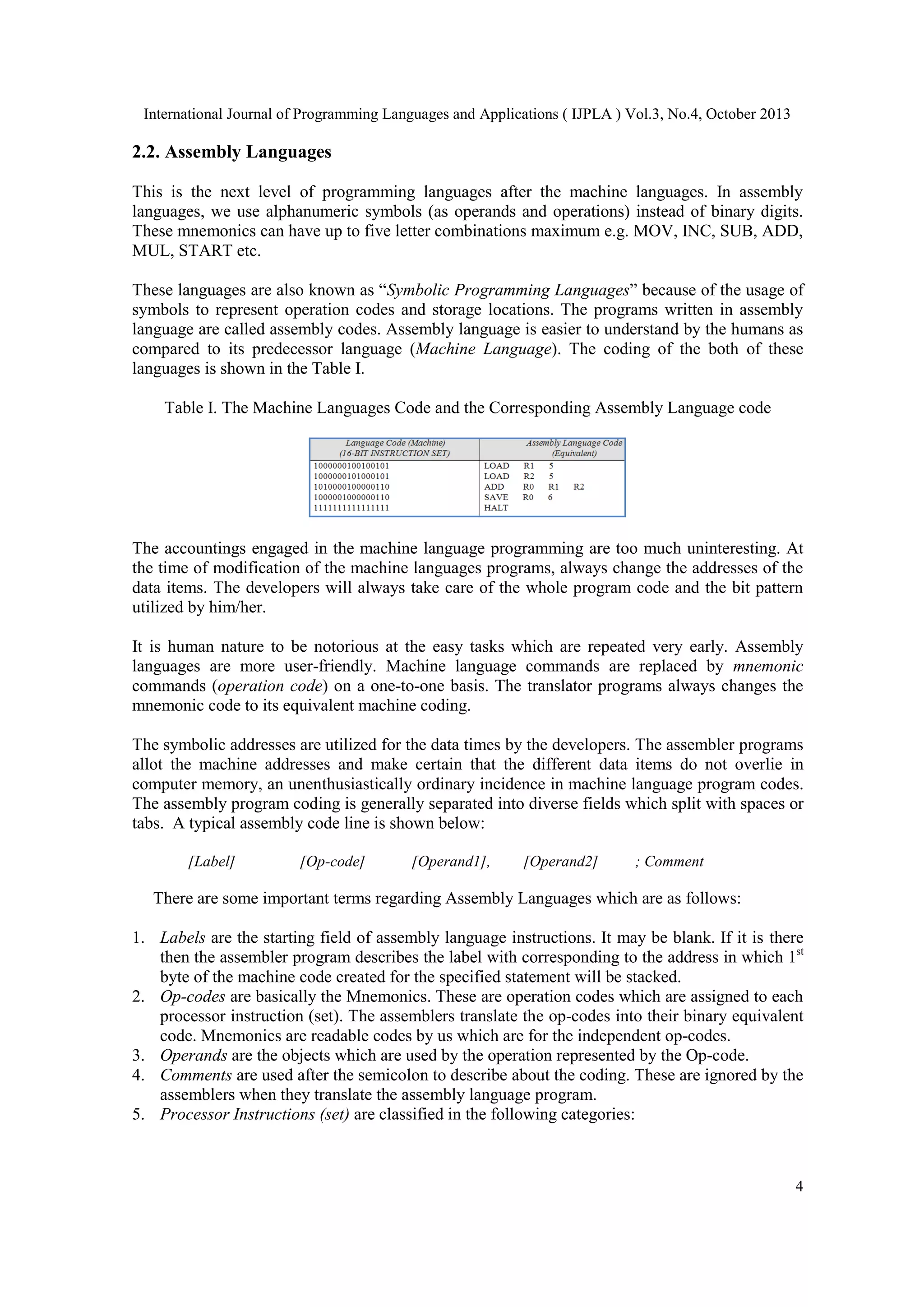 Abstraction Level Taxonomy Of Programming Language Frameworks Pdf