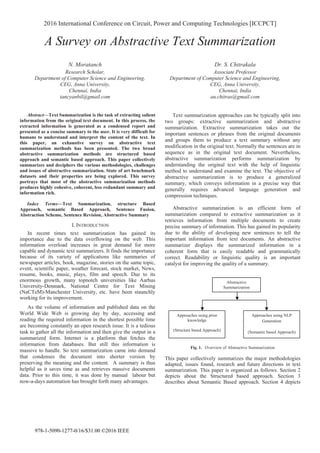 AbstractiveSurvey of text in today timef | PDF | Free Download