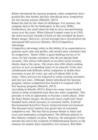 AbstractKmart is one of the leadin.docx