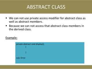 Abstract method