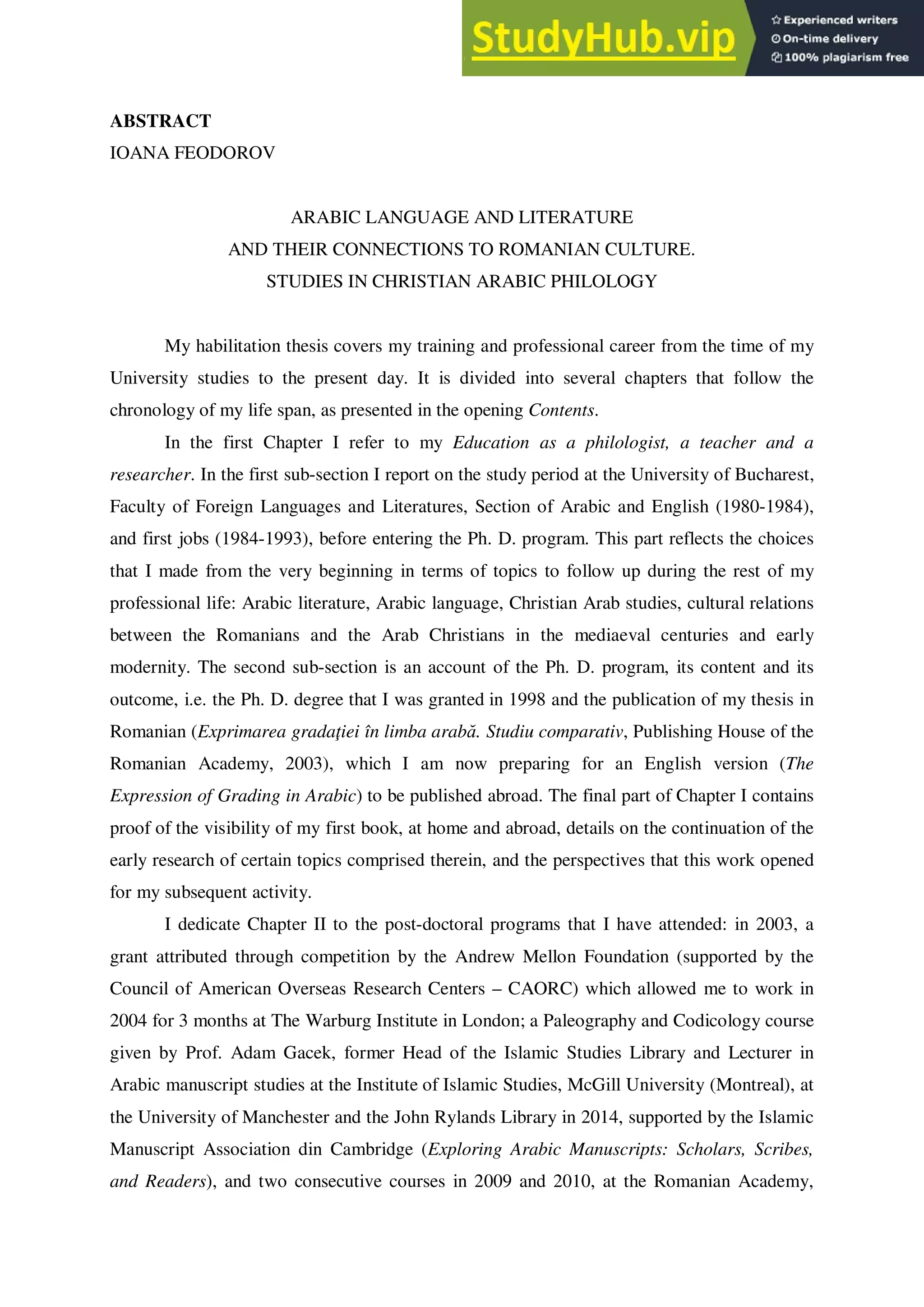 Abstract Of Habilitation Thesis.Pdf