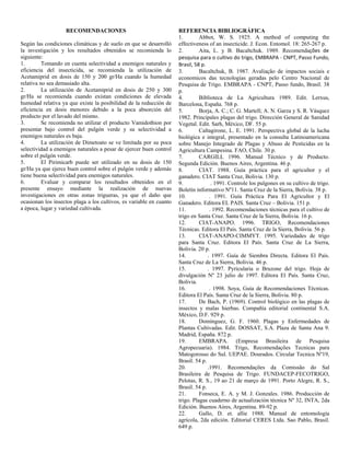 Control Quimico del Pulgon Verde Schizaphis graminum | PDF