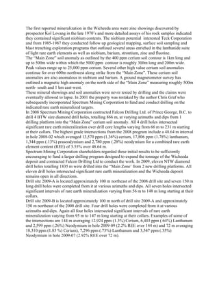 Abstract: The Wicheeda Rare Earth Carbonatite Deposit of Spectrum ...