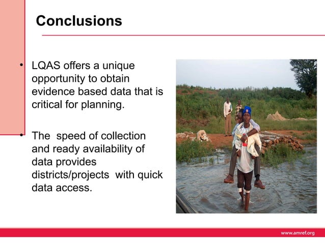 Using Lot Quality Assurance Survey (LQAS) for local program monitoring ...