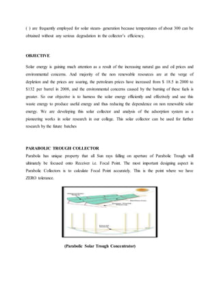 Abstract parabolic water heater | DOCX