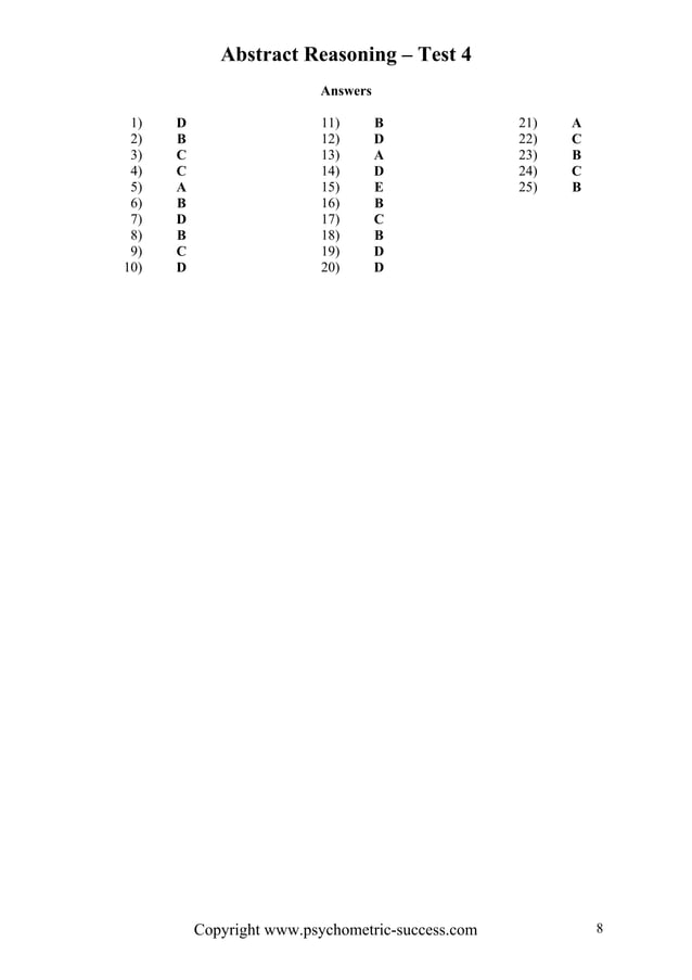 Abstract reasoning | PDF