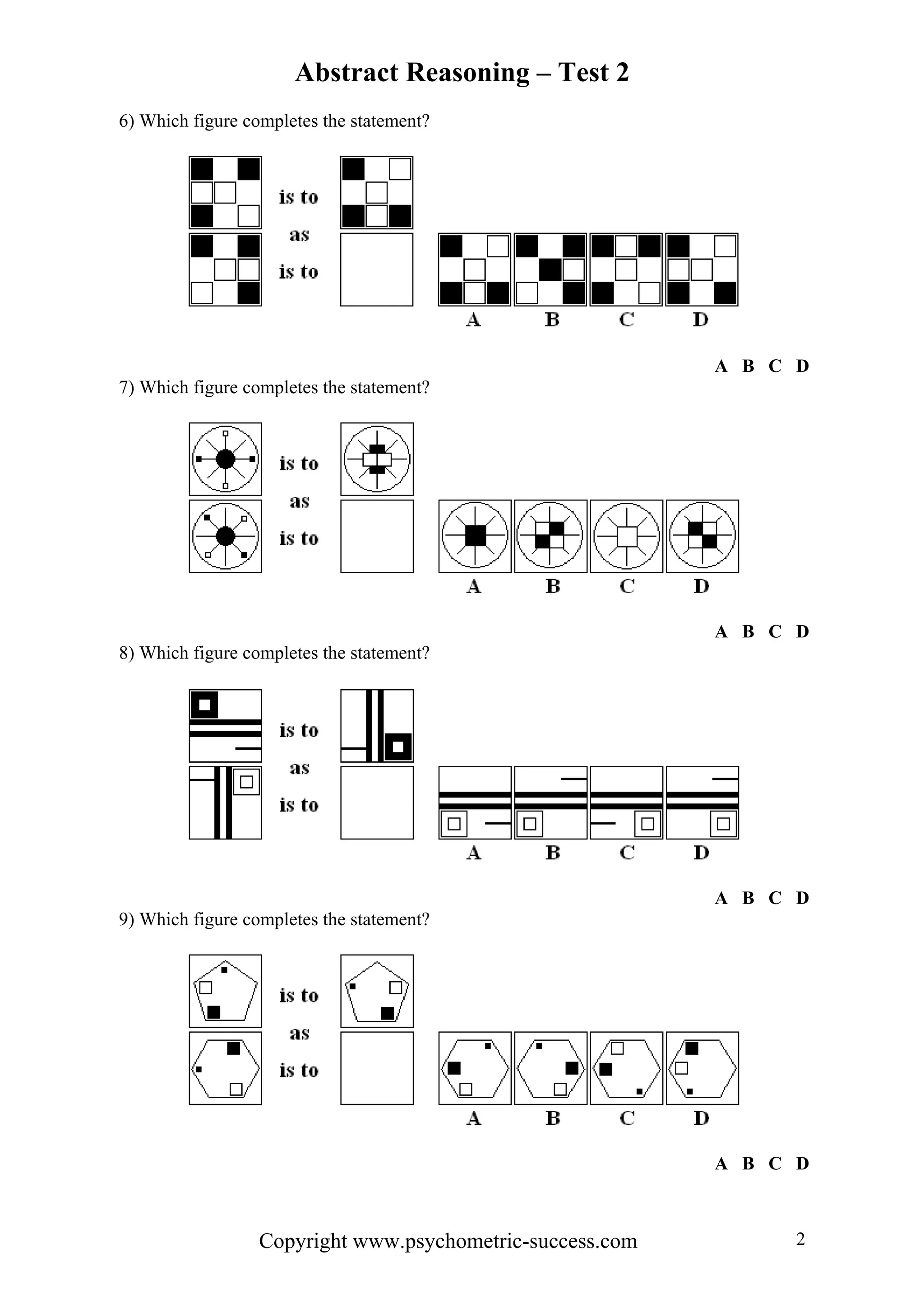 Abstract reasoning 2 | PDF