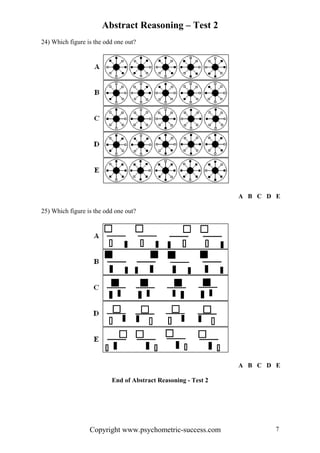 Abstract reasoning 2 | PDF