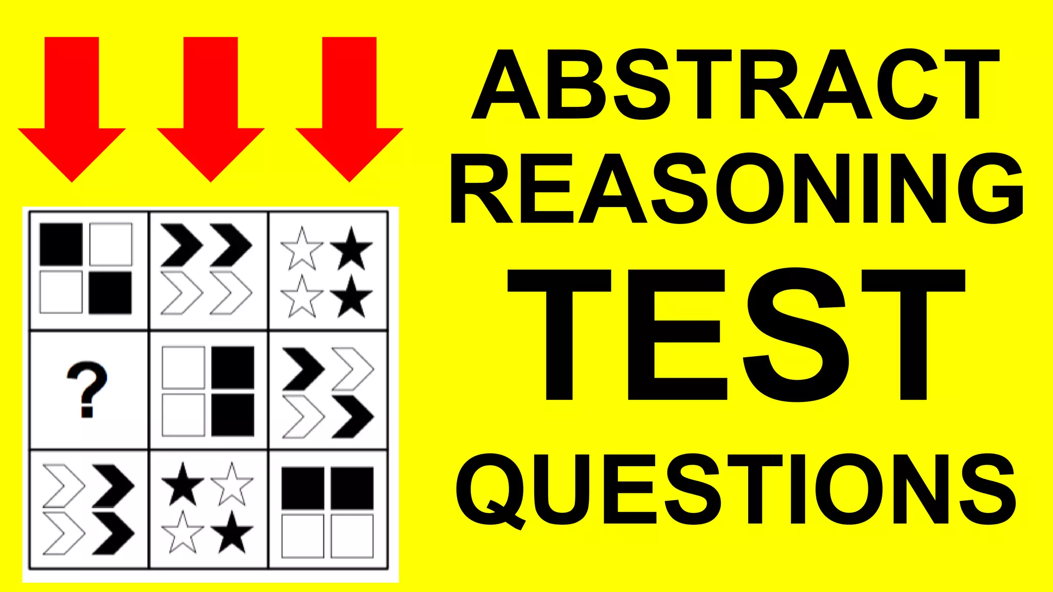 Abstract Reasoning Test Questions and Answers (UCAT, UKAT, Non-Verbal ...