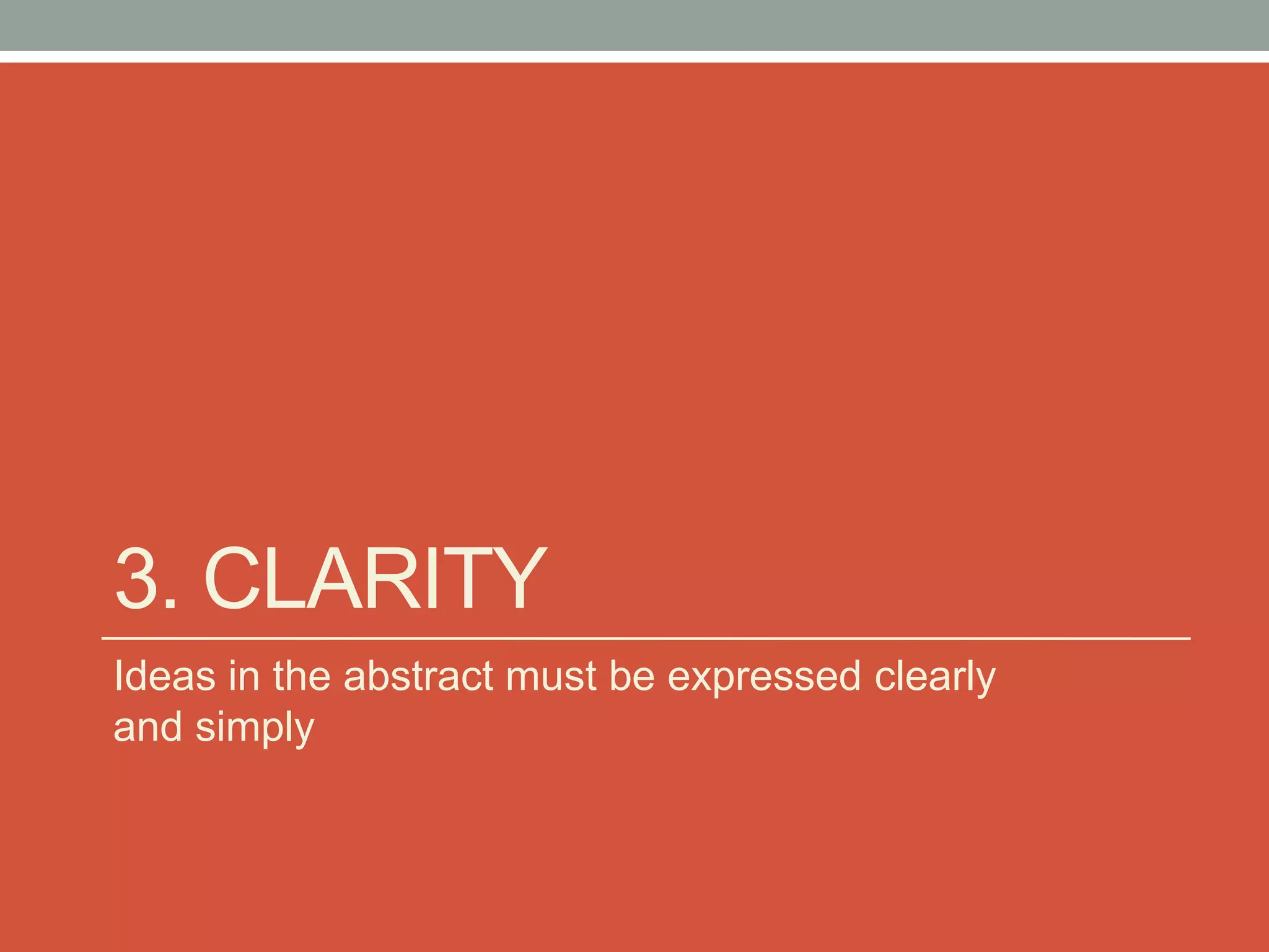 How to Write a One-Page Abstract | PPTX