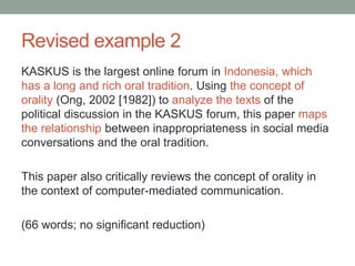 How To Write A One-page Abstract | Pptx