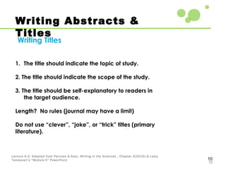 Abstracts | PPT