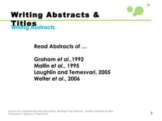 Abstracts | PPT