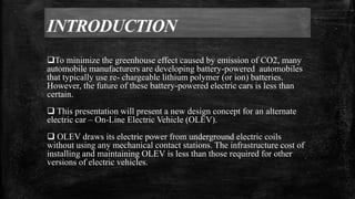 OLEV with smart phone control | PPTX