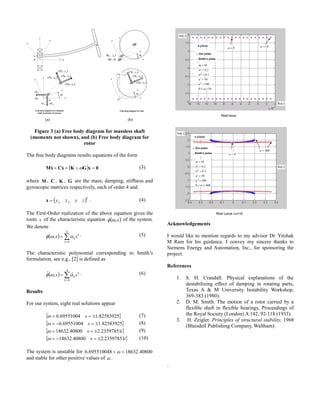 Modeling of Dynamics of Gyroscopic System | PDF