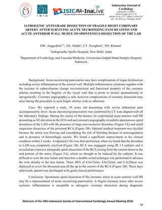 Abstracts of the 10th indonesian society of interventional cardiology | PDF
