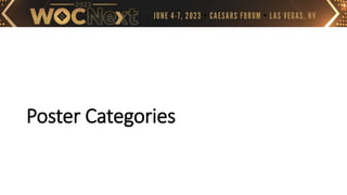 WOCNext® 2023 Abstract Instructions | PPTX