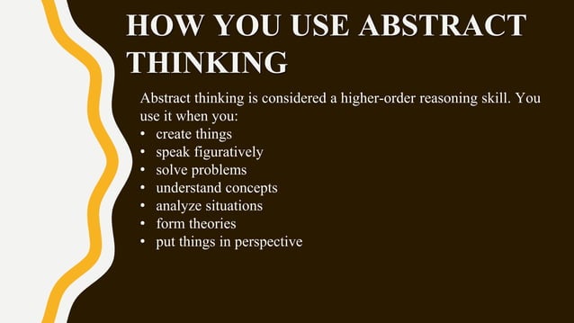 Abstract Thinking Grp Asgt.pptx | Education