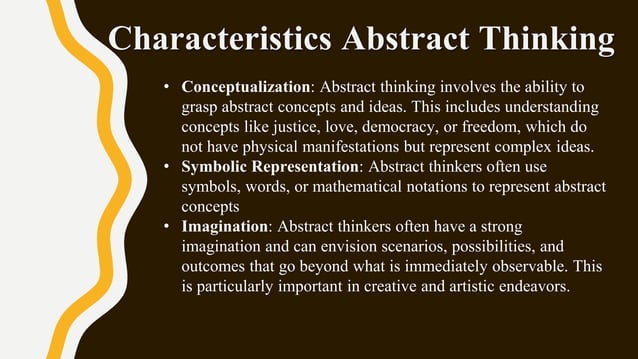 Abstract Thinking Grp Asgt.pptx | Education