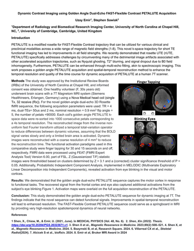 Dynamic Contrast Imaging using Golden Angle Dual-Echo FAST-Flexible ...