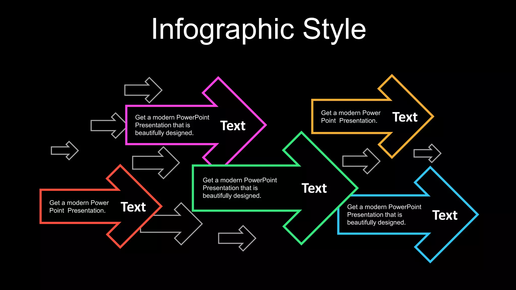 Abstract wave lines power point templates | PPT