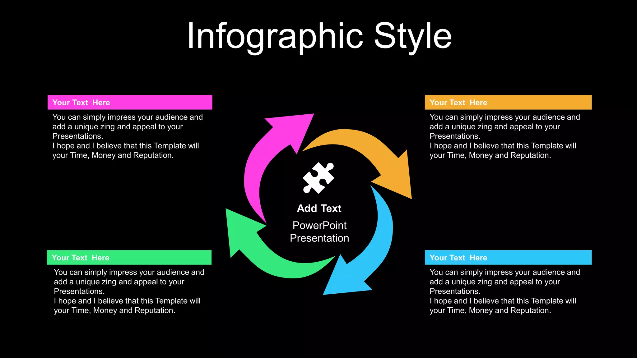 Abstract wave lines power point templates | PPTX