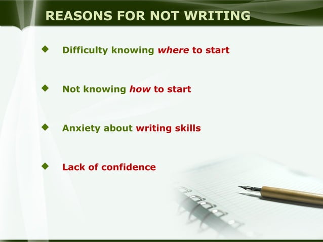 Abstract writing | PPT