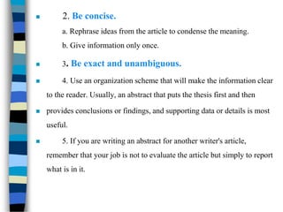 Abstract writing | PPTX