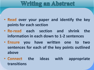 Abstract writing | PPSX