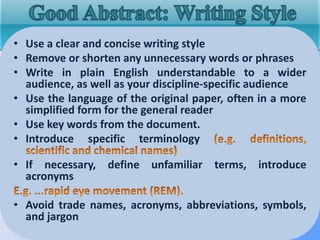 Abstract writing | PPSX