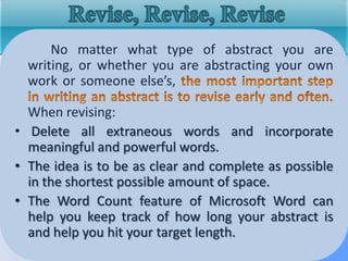 Abstract writing | PPSX