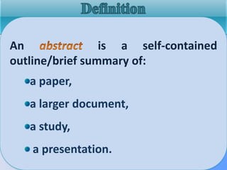 Abstract writing | PPSX