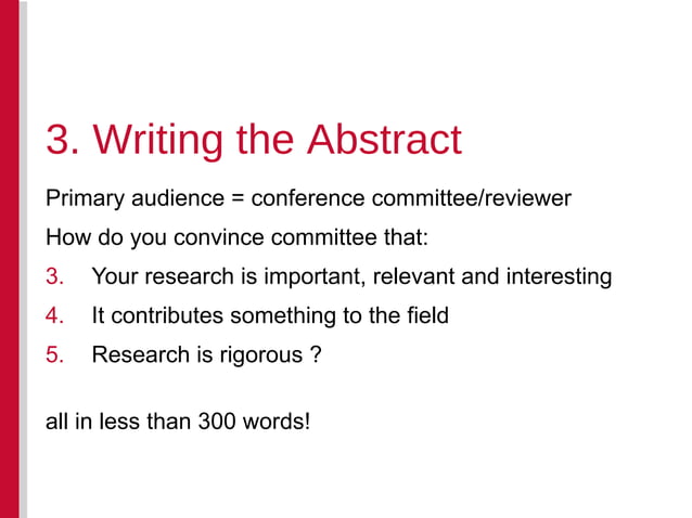 Abstract writing | PPT