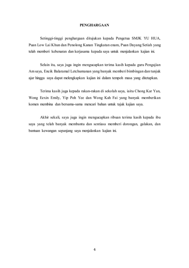 Contoh Kerja Kursus PBS STPM Pengajian Am 4 | DOCX