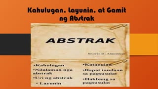 Abstrak (Filipino sa Piling Larang).pptx