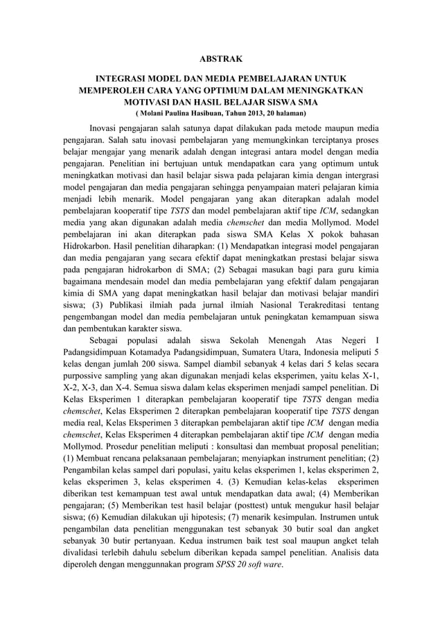 Abstrak proposal | PDF