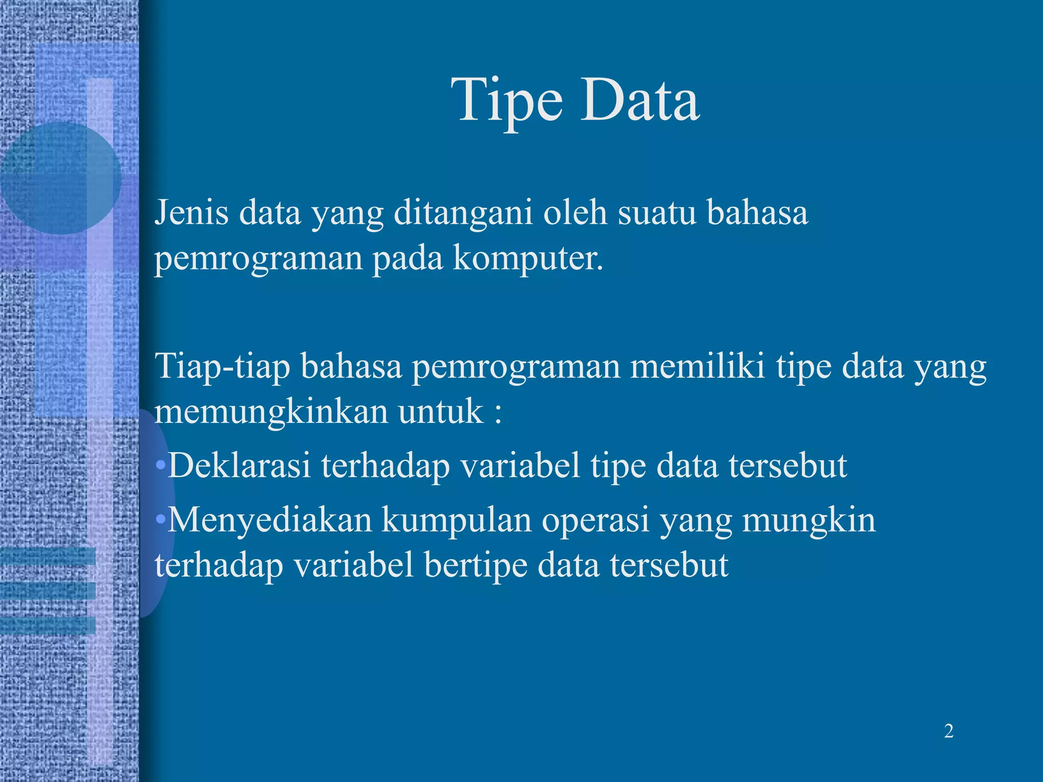 Abstraksi tipe data | PPT