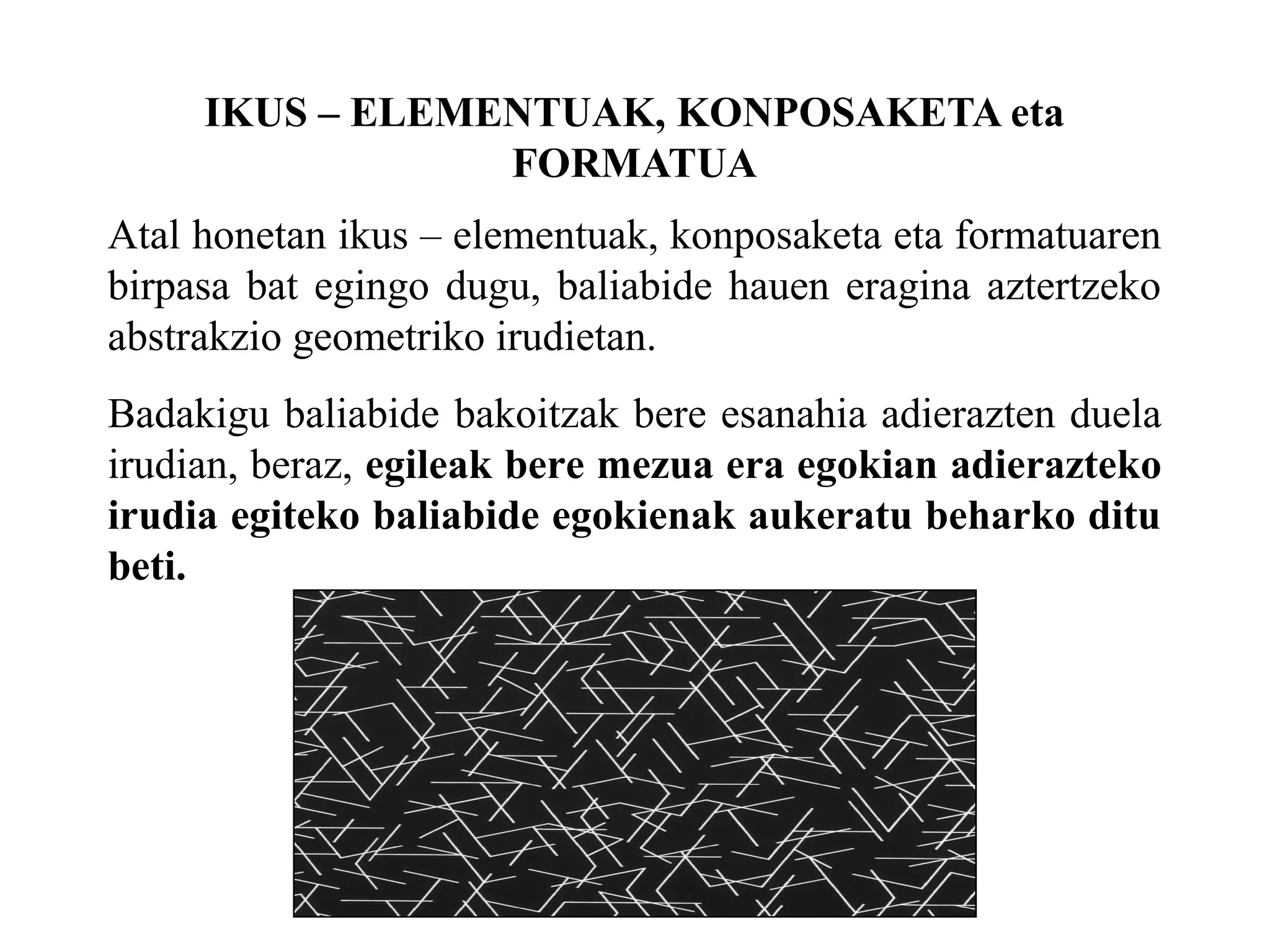 Abstrakzio Geometrikoa | PPT