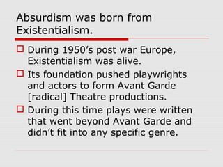 Absurdism | PPT
