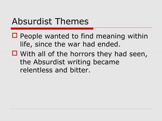 Absurdism | PPT