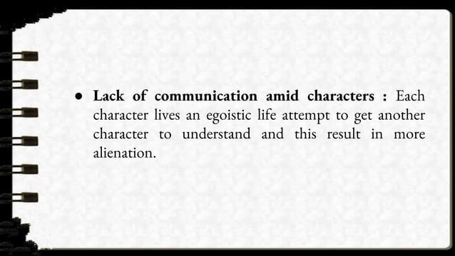 Characteristics of Absurd Theatre | PPTX