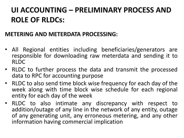ABT (Availability Based Tariff) - UI (Unscheduled Interchange) | PPSX ...