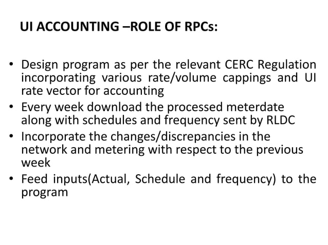 ABT (Availability Based Tariff) - UI (Unscheduled Interchange) | PPSX ...