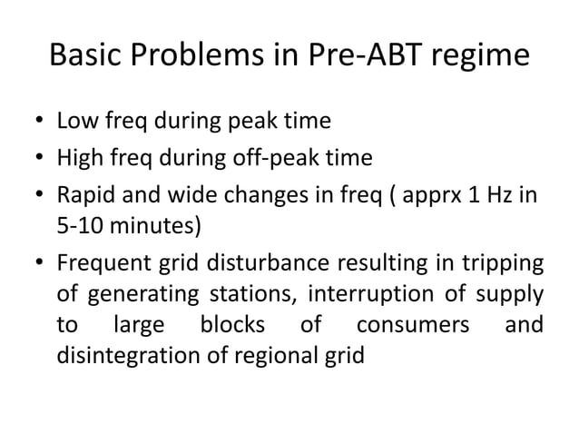 ABT (Availability Based Tariff) - UI (Unscheduled Interchange) | PPSX ...