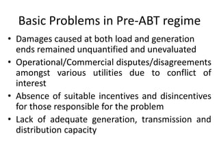 ABT (Availability Based Tariff) - UI (Unscheduled Interchange) | PPSX