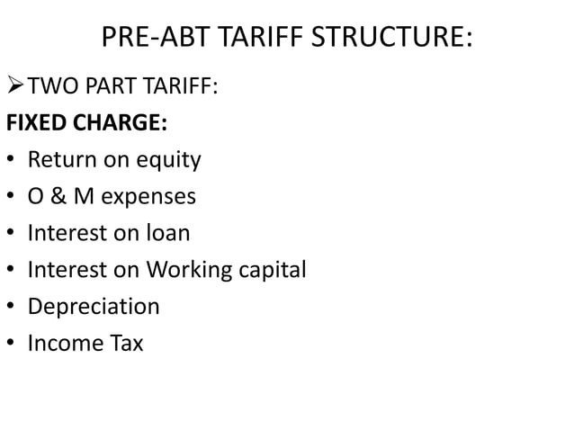 ABT (Availability Based Tariff) - UI (Unscheduled Interchange) | PPSX ...