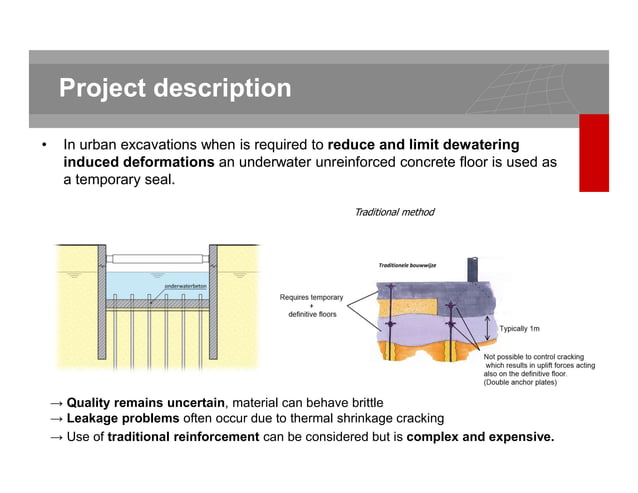 Anti-flotation anchored Steel Fiber Reinforced Concrete flooroncrete | PPT