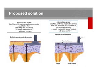 Anti-flotation anchored Steel Fiber Reinforced Concrete flooroncrete | PDF