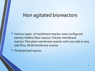 Bioreactors for plant cell cultures | PPTX